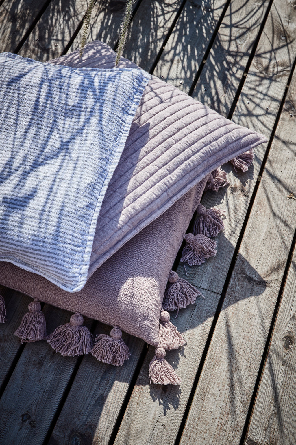 Cushions in rose, blush, nude and subtle pink tones from Lene Bjerre ...